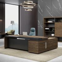 China Y Mail Packing Level Melamine E1 Material Luxury Office Furniture for Boss Desks for sale