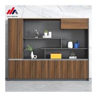 China 25mm Thickness Wooden Office Storage Cabinet for File Display Bookshelf Background for sale