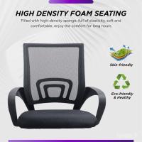 China Staff Chair Black Bow Lift Mesh Swivel Office Chair for Comfort and Breathable Seating for sale