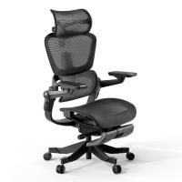 China Customized Boss Swivel Office Chair with Adjustable Footrest and Aluminum Metal Armrest for sale