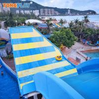 China Fiberglass Amusement Park Water Slide Playground For Young And Adults for sale