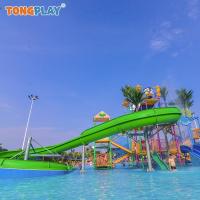 China Summer Waterslide Fiberglass Playground Water Park Outdoor Entertainment for sale