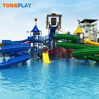 China Creative Playground And Splash Park Fiberglass Indoor Aqua Playground for sale