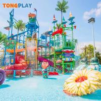 China Fiberglass Water Village Children's Play Custom Entertainment Amusement Equipment Outdoor Water Parks Water Playground for sale