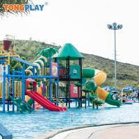China Fiberglass Water Village Children's Play Custom Entertainment Amusement Equipment Outdoor Water Parks Water Playground for sale