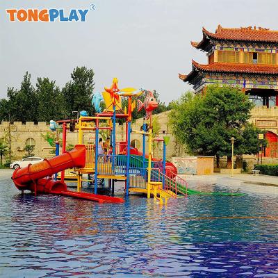 China Creative Culture Customized Children's Water Village Shape Entertainment Amusement Equipment Outdoor Water Park Water Playground for sale