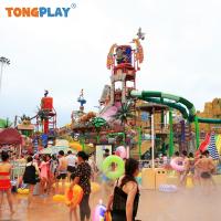 China Creative Culture Customized Children's Water Village Shape Entertainment Amusement Equipment Outdoor Water Park Water Playground for sale