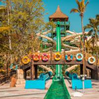 China Children's Large Water House Water Park Theme Park Fiberglass Waterslide Interesting Water Game for sale