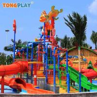China Creative Village Splash Water Playground Outside Water Play Equipment for sale