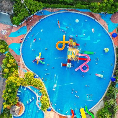 China Eco Friendly Playground Splash Pad Plastic Steel Water Play Equipment for sale