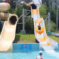 China Commercial Fiberglass Water Slide Splash Park Water Playground Equipment Aqua House for Kids Adults for sale