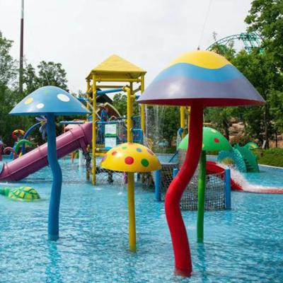 China Cartoon Water Splash Park Fiberglass Splash Pad Fountain Entertainment for sale