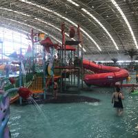 China Customized Splash Water Playground Outdoor Fiberglass Water Slides for sale