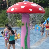 China Fiberglass Water Play Splash Pads Spray Attractions OEM Splash Pad Kiddie Pool for sale
