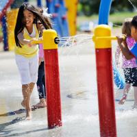 China Children'S Kiddie Pool Splash Pad Hot Dip Galvanizing Water Splash Park for sale