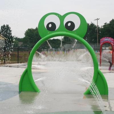 China Frog Mushroom Water Park Splash Pad Outdoor Water Play Equipment for sale