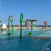 China Frog Mushroom Water Park Splash Pad Outdoor Water Play Equipment for sale