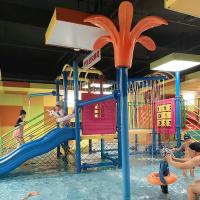 China Moetry Water Play Structure Mini Playground Splash Pad Back Yard Water Park for sale
