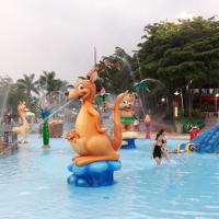 China Outdoor Water Park Splash Pad Fiberglass Water Play Equipment for sale
