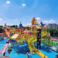 China Outdoor Big Splash Dual Water Slides Park Kids+aqua Toy Play for Kids for sale