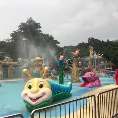 China Unique Stainless Steel Outdoor Splash Pad Outdoor Water Playground for sale