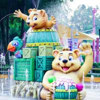 China Mini Splash Pad Park Aqua Park Water Park Tipping Buckets For Aqua Play for sale