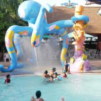 China Mini Splash Pad Park Aqua Park Water Park Tipping Buckets For Aqua Play for sale