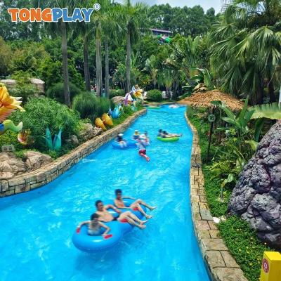 China Fiberglass Adventure Island Lazy River Commercial Lazy River Water Park for sale
