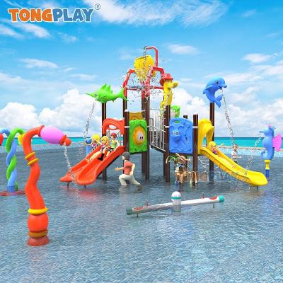 China Outdoor Playground Amusement Park Slide Aqua Play Water Park Water Slide for Children Water Playground for sale
