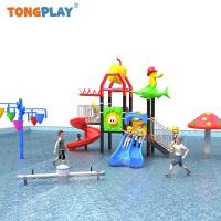 China Amusement Park Water Play Swimming Pools Kid Plastic Water Slide Outdoor Playground Water Amusement Equipment for sale