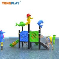 China Kids Outdoor Playground Aqua Sports Games Water Park Splash Spray Equipment Amusement Park Plastic Water Slide for sale