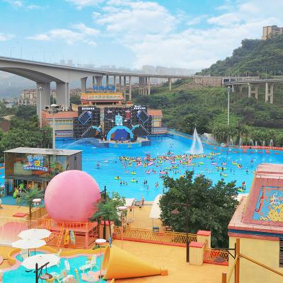 China Large Customized Wave Pool for Commercial Water Amusement Parks with Capacity for ＞10 Passengers and ＞500kg Load for sale