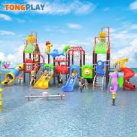 China Plastic Water Slides for Amusement Park Combination Water Play Equipment Children Outdoor Playground for Kids &Adults for sale
