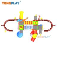 China Water Park Slides Equipment Playground Fun Play Splash Plastic Slides Fiberglass/Plastic Water Play Park Equipment for sale