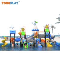 China Fiberglass Outdoor Big Pool Swimming Amusement Park Water Playground Water Slides and Playgrounds Plastic Slide for sale