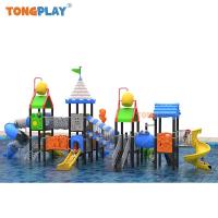 China Fiberglass Outdoor Big Pool Swimming Amusement Park Water Playground Water Slides and Playgrounds Plastic Slide for sale