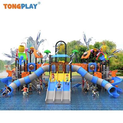 China Water Park Games Amusement Park Equipment Water Playground Pools Combination Water Slide for Swimming Pool Fiberglass Slide for sale