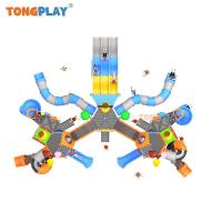 China Water Park Games Amusement Park Equipment Water Playground Pools Combination Water Slide for Swimming Pool Fiberglass Slide for sale