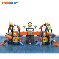 China Water Park Games Amusement Park Equipment Water Playground Pools Combination Water Slide for Swimming Pool Fiberglass Slide for sale
