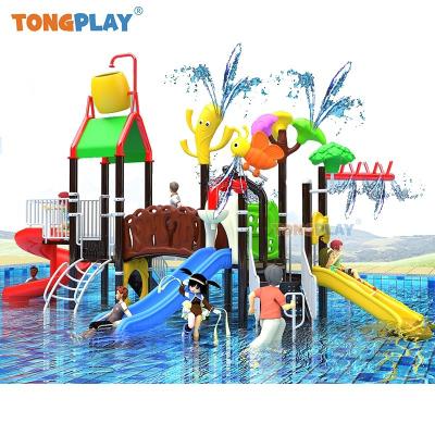 China Outdoor Play Water Park Equipment Water Playground Kids Outdoor Playground Water Park Plastic Slides for Sale for sale