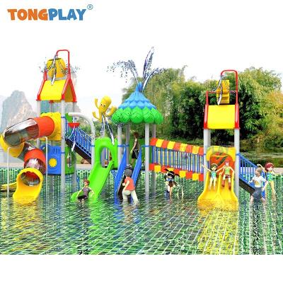 China Wholesale Water Parks Equipment Plastic Slide Children Water Games Playground Pool Slide for Outdoor Water Play for sale