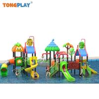 China Water Park Playground Kids Play Equipment Fiberglass Water Slide Aqua Play Water Park Children Outdoor Slide for sale