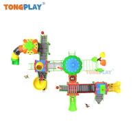 China Water Park Playground Kids Play Equipment Fiberglass Water Slide Aqua Play Water Park Children Outdoor Slide for sale