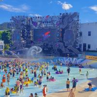 China Artificial Tsunami Wave Pool Machine Vacuum Wave Pool Aqua Water Park Equipment for sale