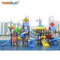 China Children Amusement Park Aqua Play Kids Water Park Outdoor Playground Play Equipment Plastic Water Slide for sale