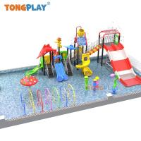 China Children Amusement Park Aqua Play Kids Water Park Outdoor Playground Play Equipment Plastic Water Slide for sale