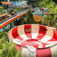 China 205m2 /630m2 Raft Water Slide Big Bowl Water Slide For Aqua Park for sale