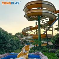 China 205m2 /630m2 Raft Water Slide Big Bowl Water Slide For Aqua Park for sale