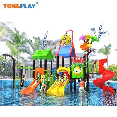 China Water Slides Water Play Equipment Outdoor Playground Games Water Park Equipment Fiberglass/Plastic Slides for sale