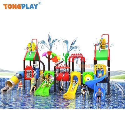 China Kids Park Swimming Pool Water Park Games Amusement Playground Equipment Plastic Water Slide for sale